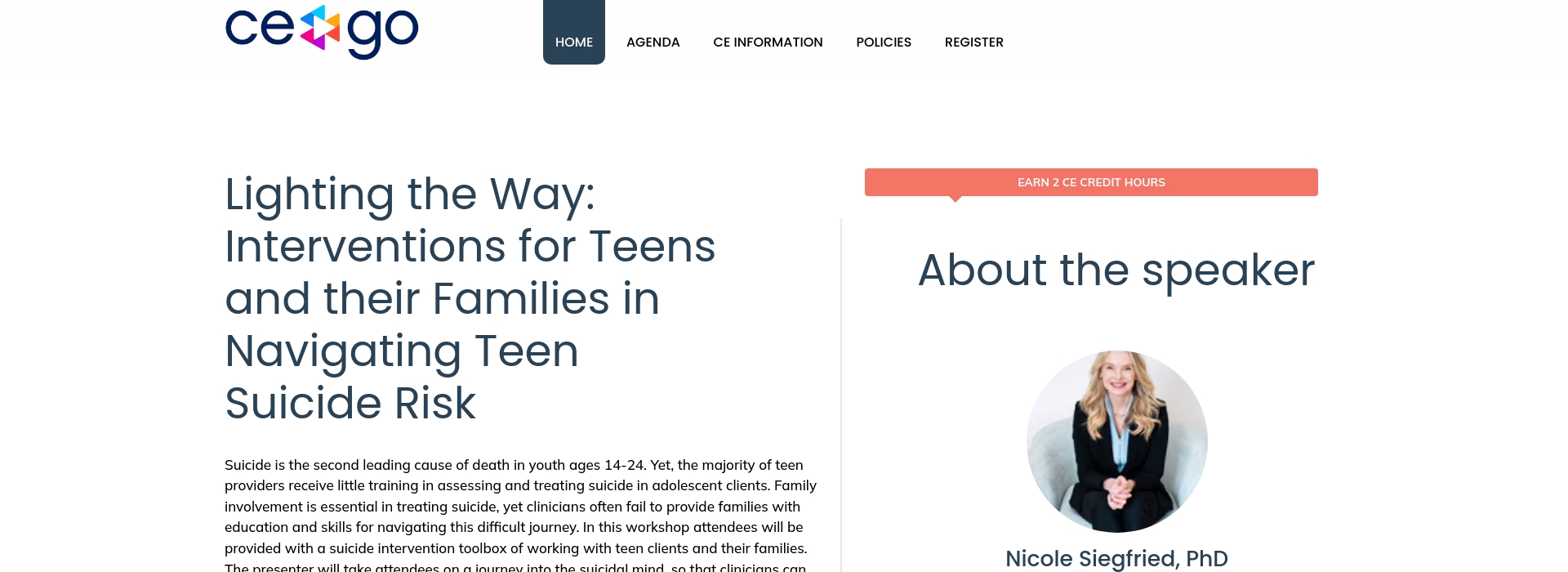 Lighting the Way: Interventions for Teens and their Families in ...